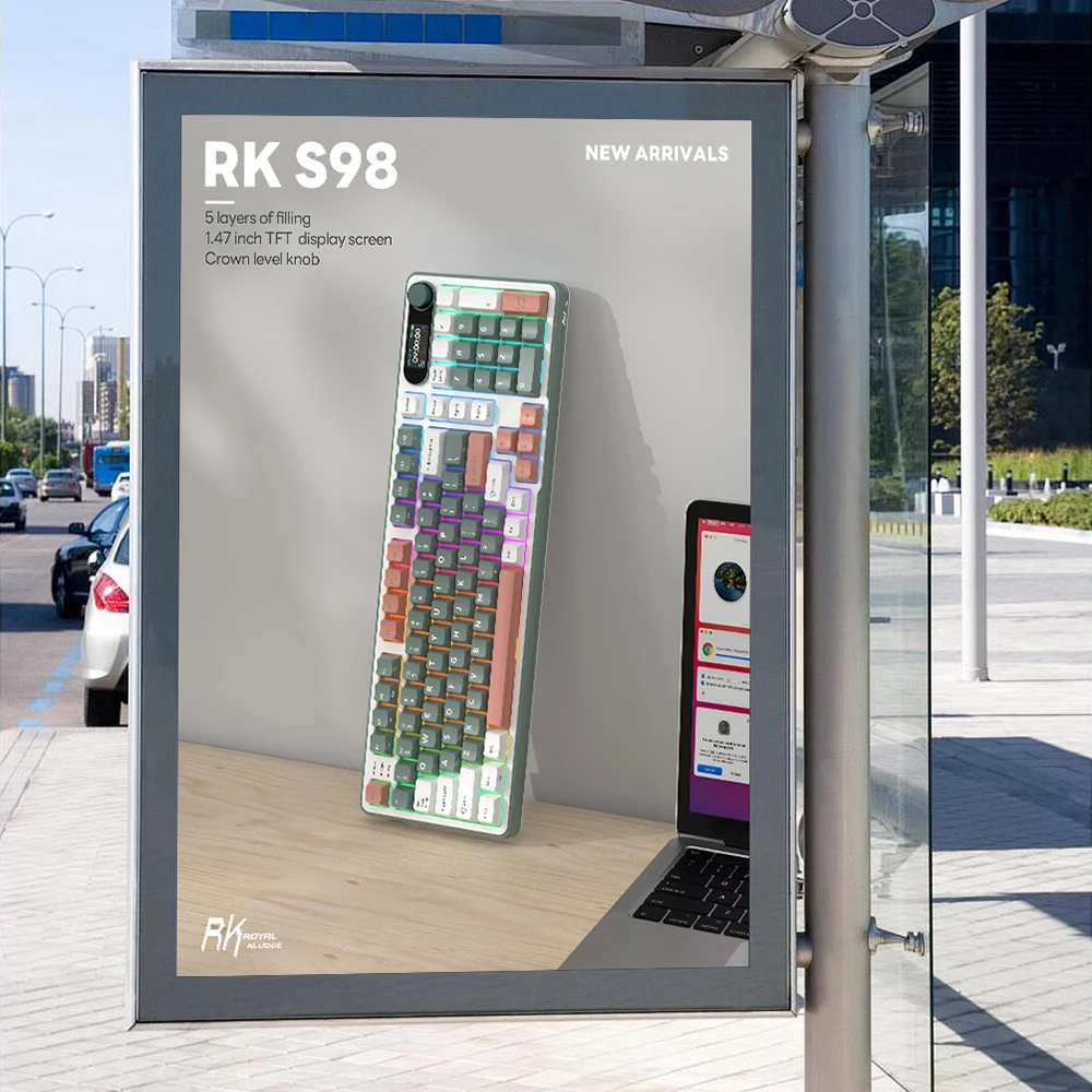 RK Royal Kludge RKS98 - 98 Key RGB Wireless Mechanical Keyboard