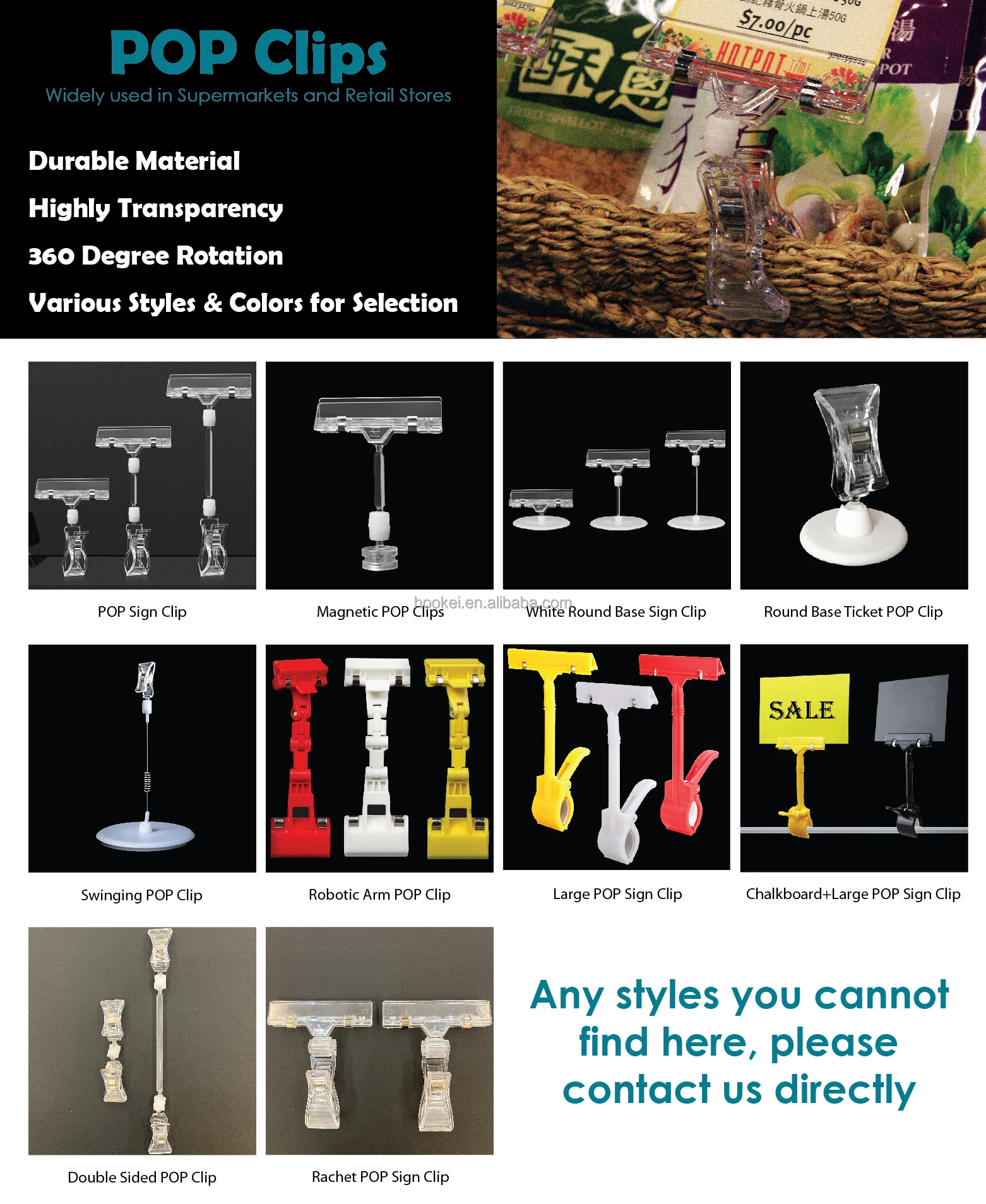 Custom Supermarket Pop Tabletop A4 A5 Sign Holder Frame Display Stand ...