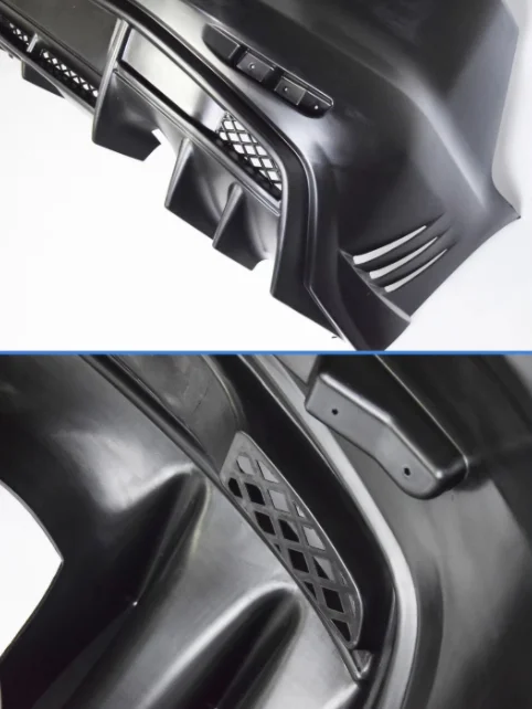 FQ400 Style Front Bumper for 2009-2015 Mitsubishi Lancer | Aftermarket ...