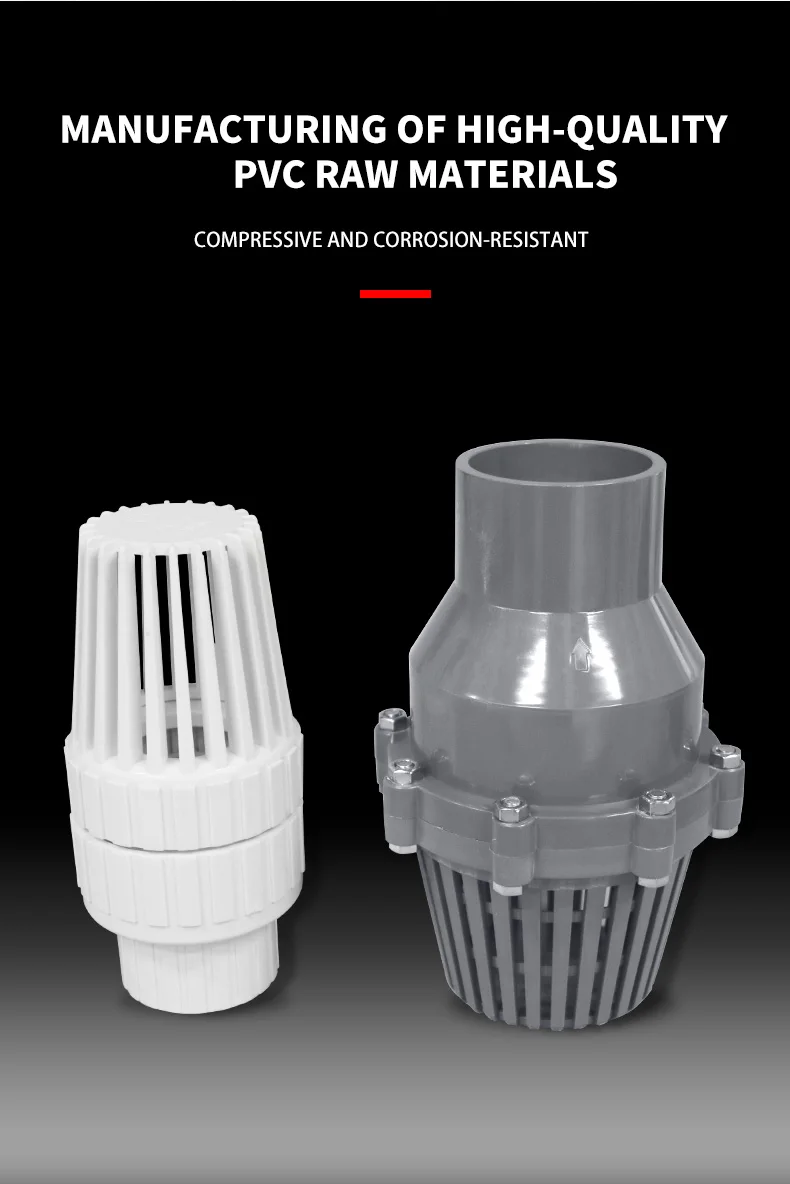 Pvc Foot Valves Foot Break Valve for Water Pump Plastic 20 25 32 40 50 ...