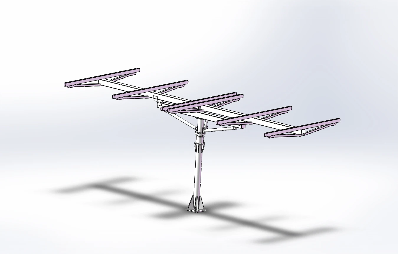 2kw Dual Axis Solar Tracker - Reliable Sun Tracking System