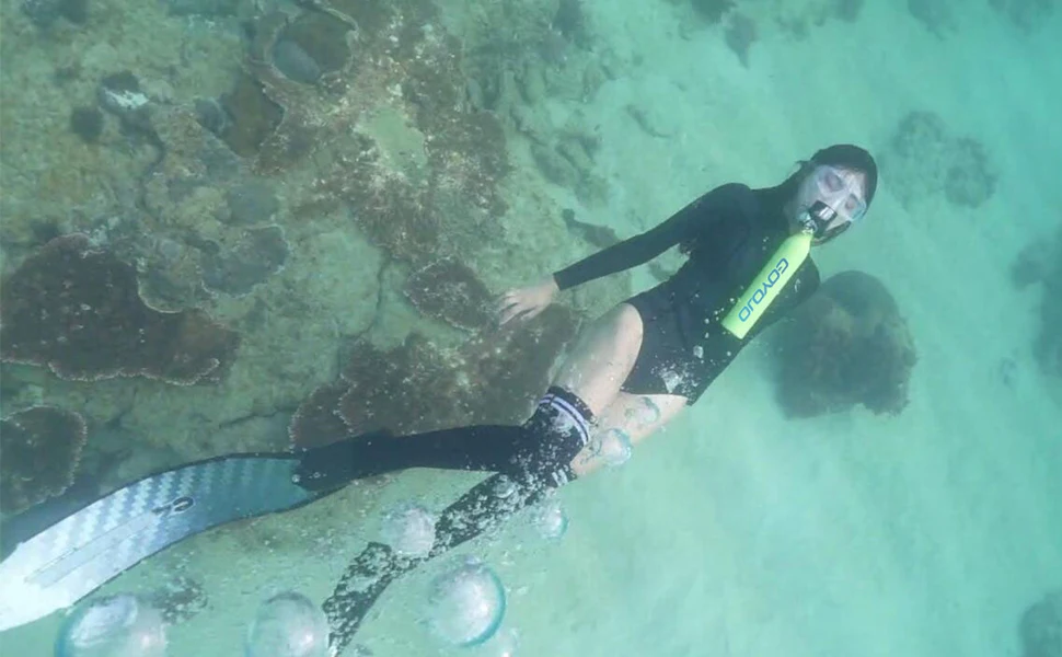 GOYOJO Mini Scuba Tank - 0.5L Portable Lung Diving Device