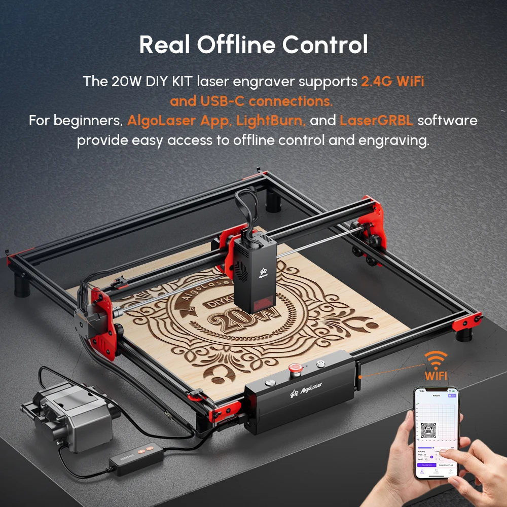 Algolaser 20w Laser Engraving Cnc Automatic Laser Engraver Marking ...