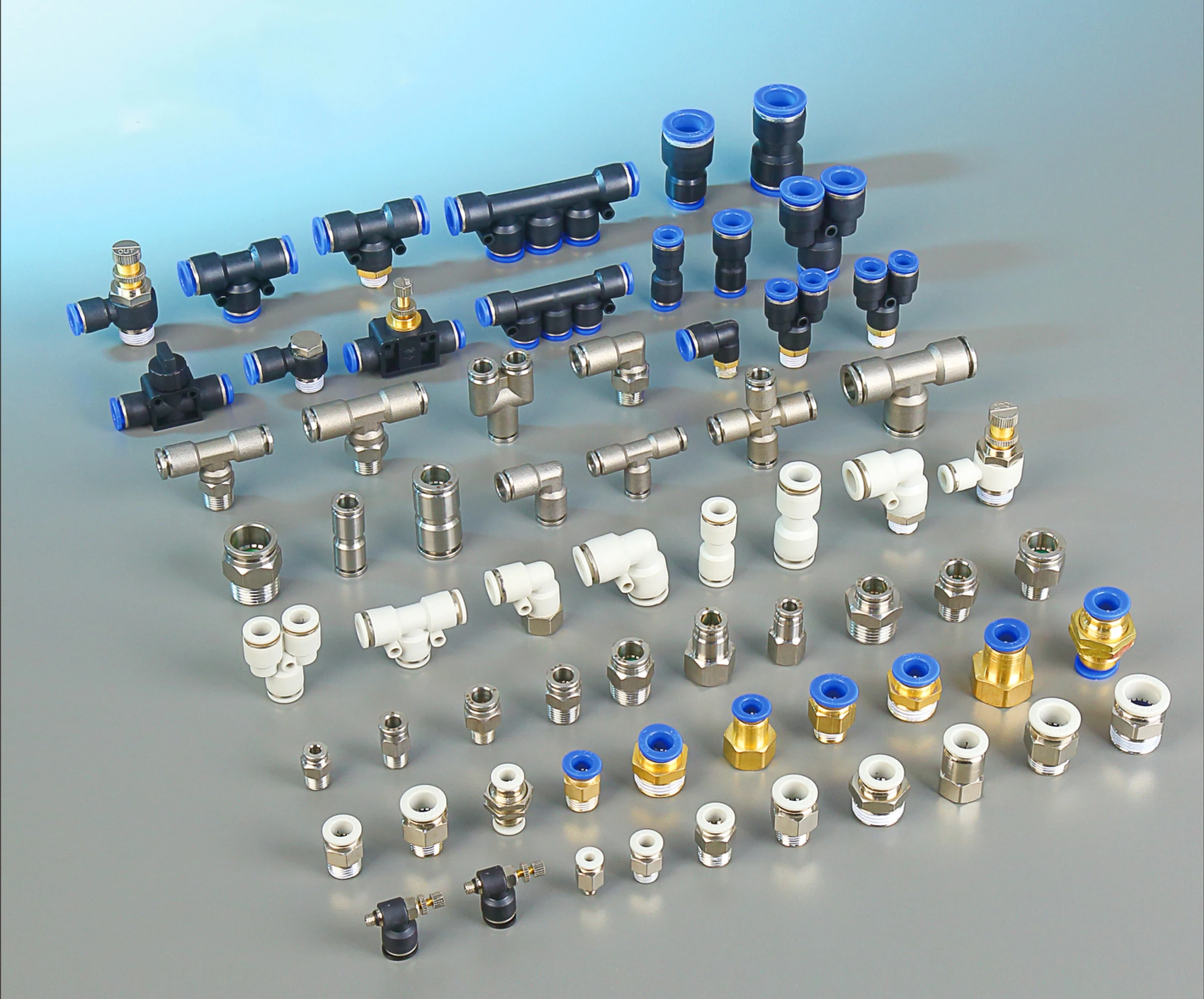 Universal Pneumatic Quick Fitting Connectors - Reliable & Durable