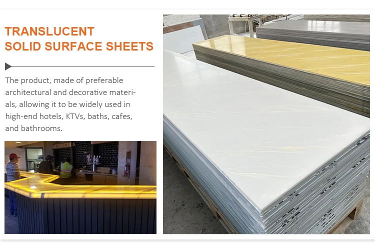 Acrylic Solid Surface Sheets - Versatile Wall Cladding Panels