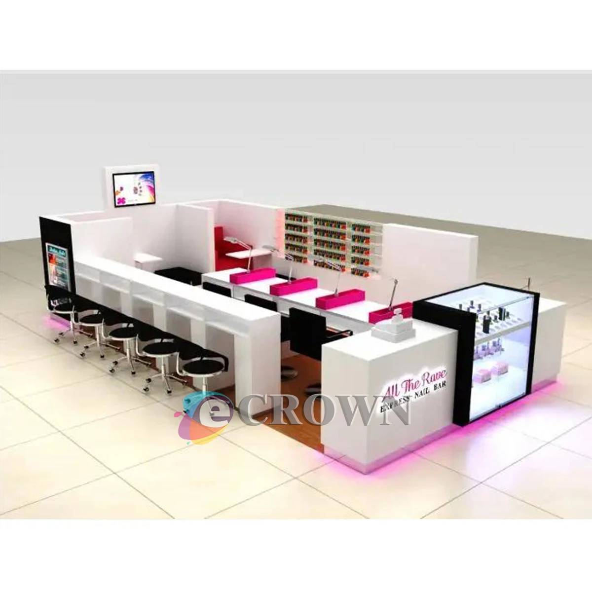 Showcase Floor Cabinet Metal Shop Design Pursue Display Kiosk Design ...