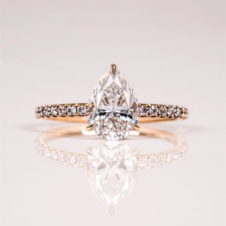 Redleaf Custom Diamond Ring - Lab Grown Engagement Ring