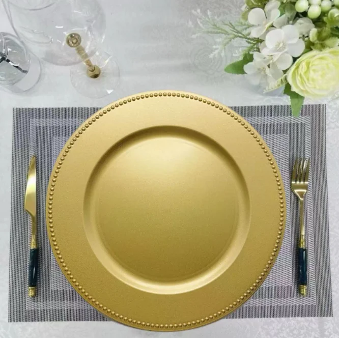 Decorative Plastic Plates Customize Color Wedding Plate Party Hotel ...