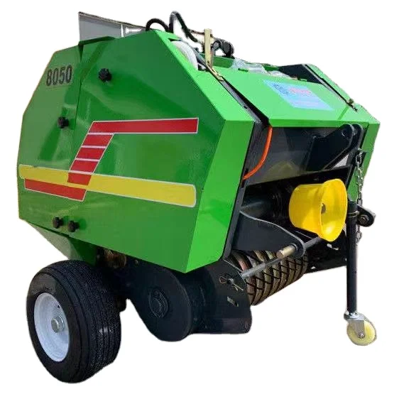 3 point Tractor mounted PTO mini round hay straw baler machine for sale ...