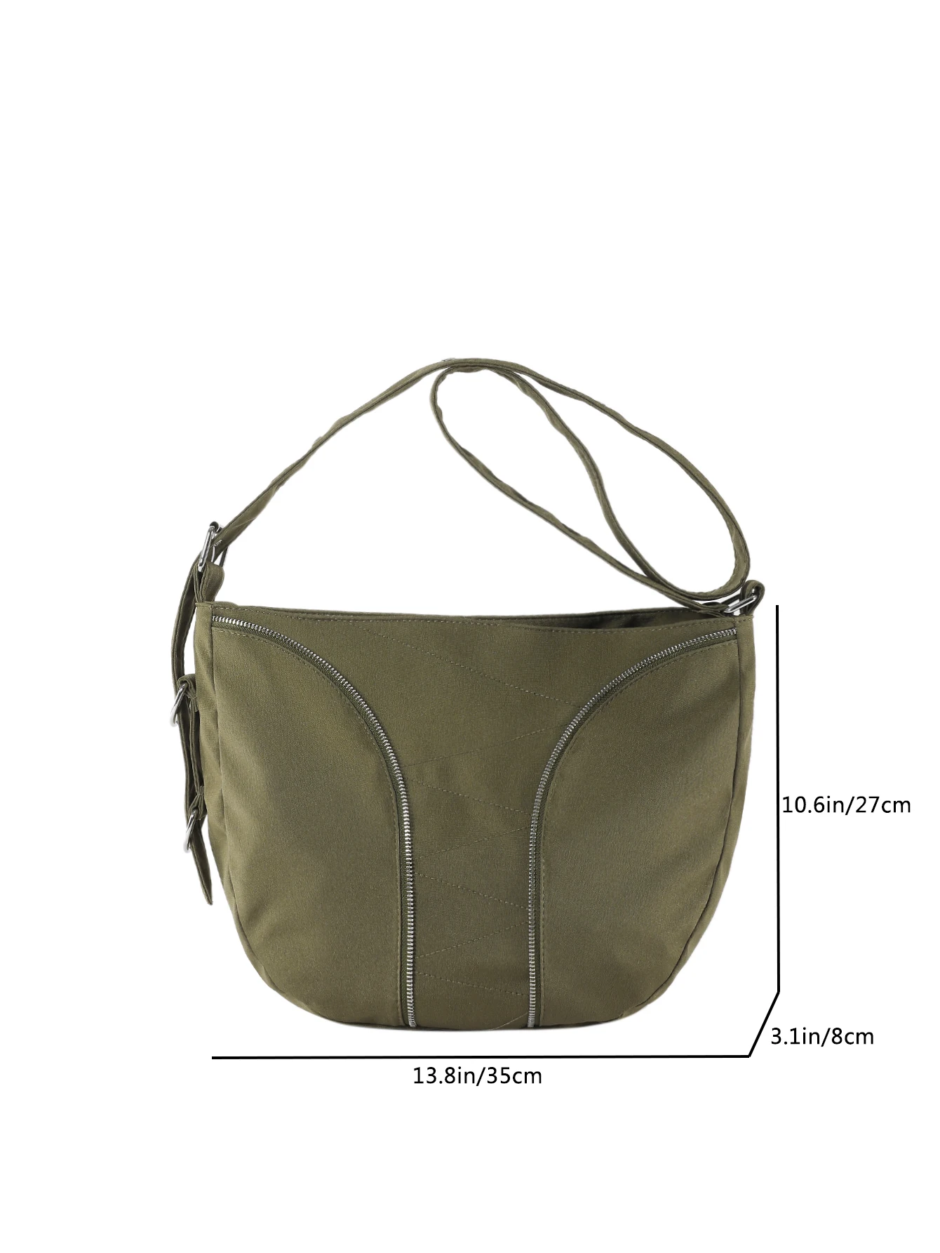 Large Capacity Corduroy Retro Postman Dumpling Bag Minimalist New Multi ...