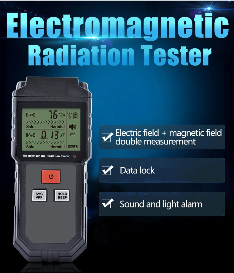 Nuclear Radiation Detector Counter Electromagnetic Ray Machine ...