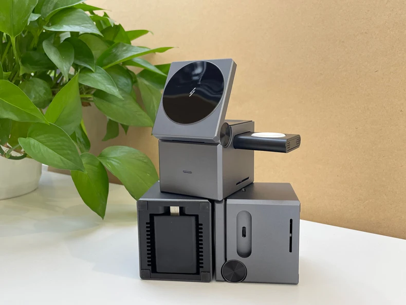 3in1 Cube 15w Fast Charging Station Qi2 3 In 1 Magnetic Wireless ...