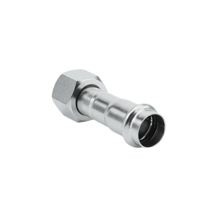 Stainless Steel Push-in Threaded Union Fitting Clamp Union Pipe Fitting ...