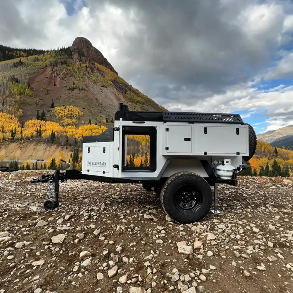 Professional offroad trailer 4x4 aluminum teardrop camper for ...