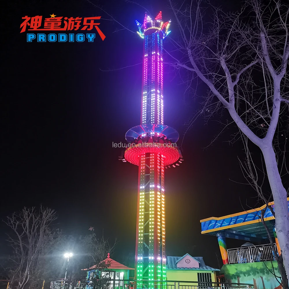 Free Fall Sky Drop Tower - Thrill Ride for Amusement Parks