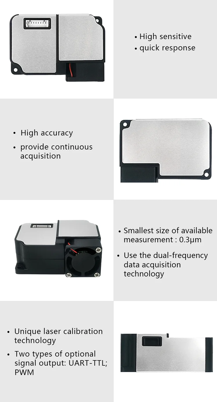 D3 PM2.5 Dust Sensor - Precision Air Quality Detection