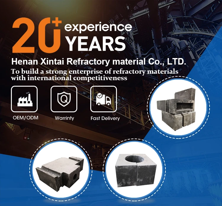 Customized Incinerator Precast Shapes Precast Blocks Refractory Precast ...