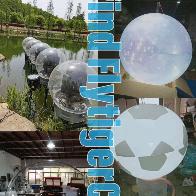 Acrylic Glass Half Sphere - Custom Clear Transparent 14 Inch