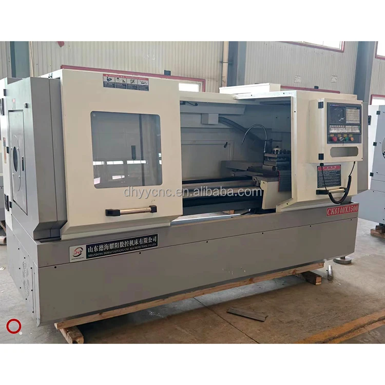 Dehai CK6140x1000mm High Quality Flat Cnc Lathe for Sale Flat Metal ...