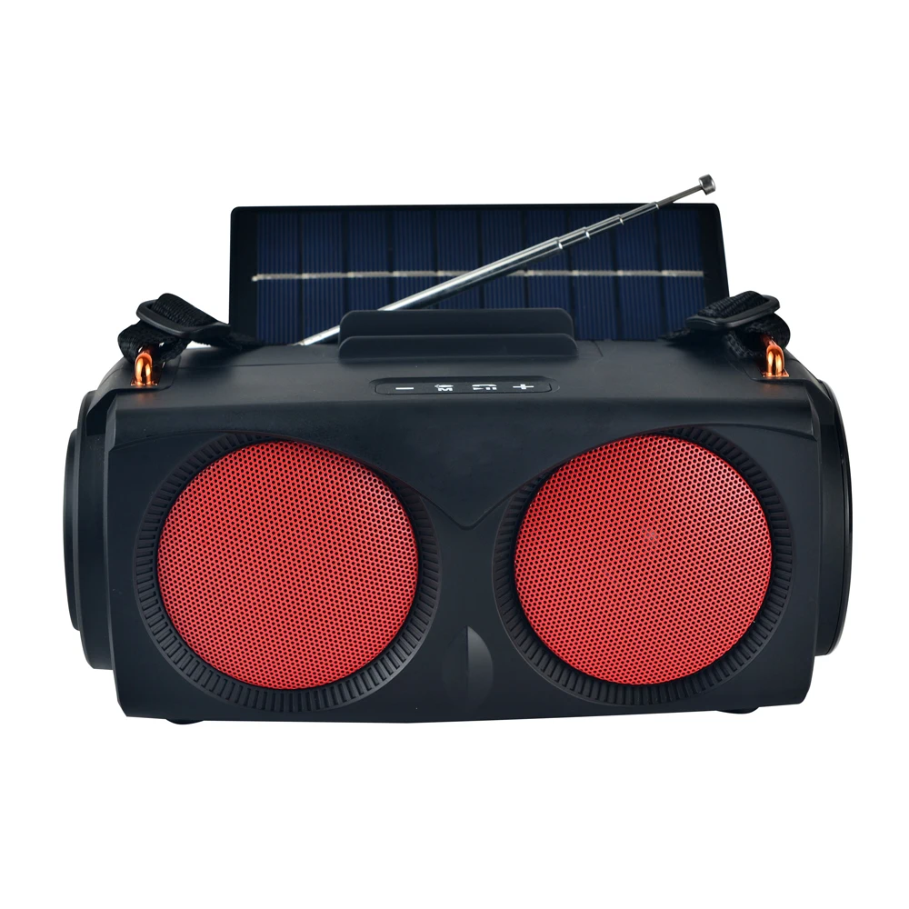 Multifunctional Solar Wireless Speaker Stereo Fm Radio With Mobile ...