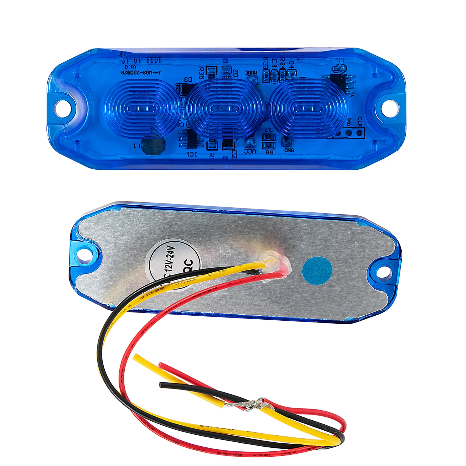 Newest DC12V-24V Red Blue Yellow White Led Strobe Lights Head Auto ...