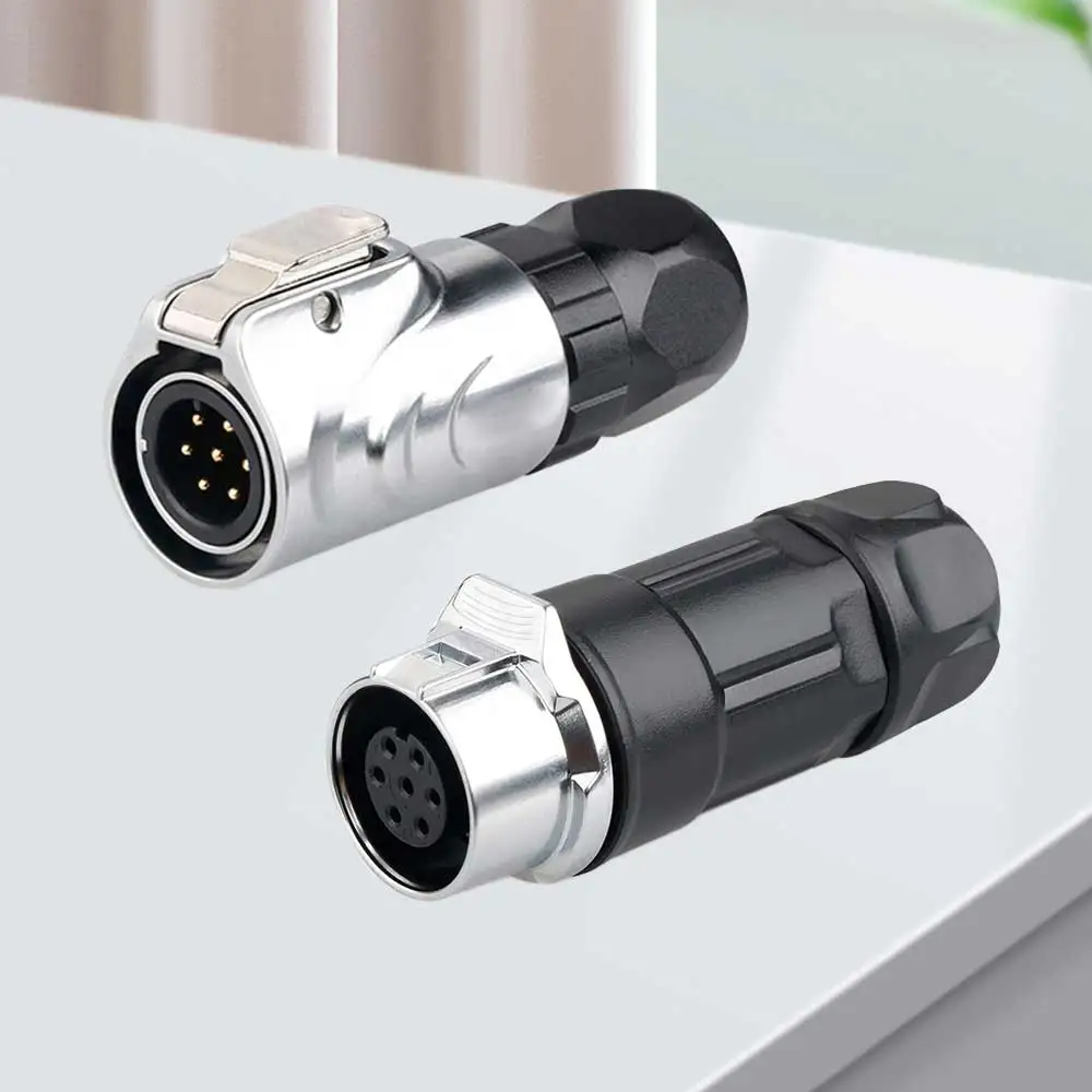 Oswell Waterproof Industrial Plug And Socket 7 Pin Electrical 12 Volt ...