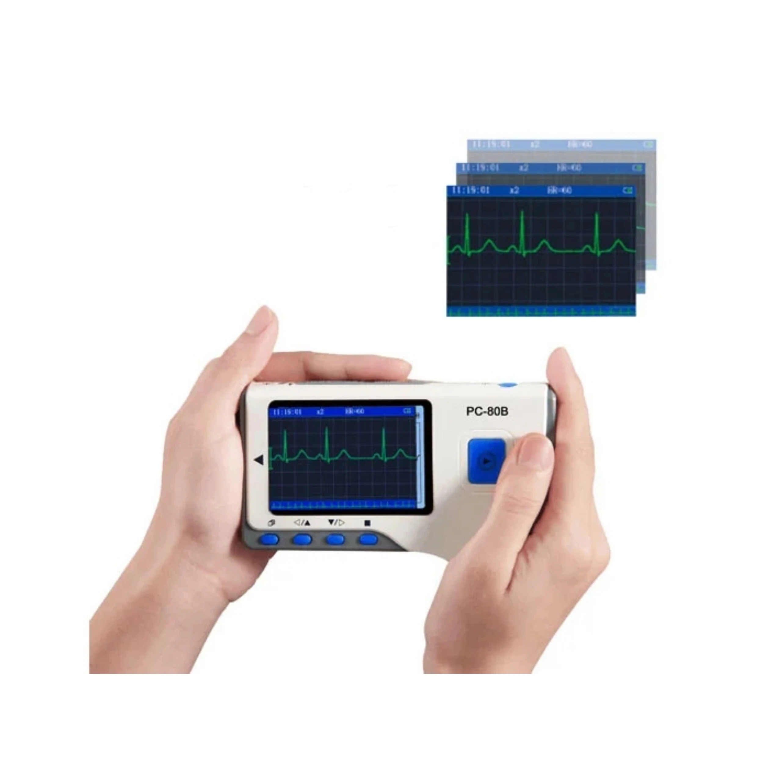 Bluetooth Heart Monitoring Electrocardiogram Portable ...