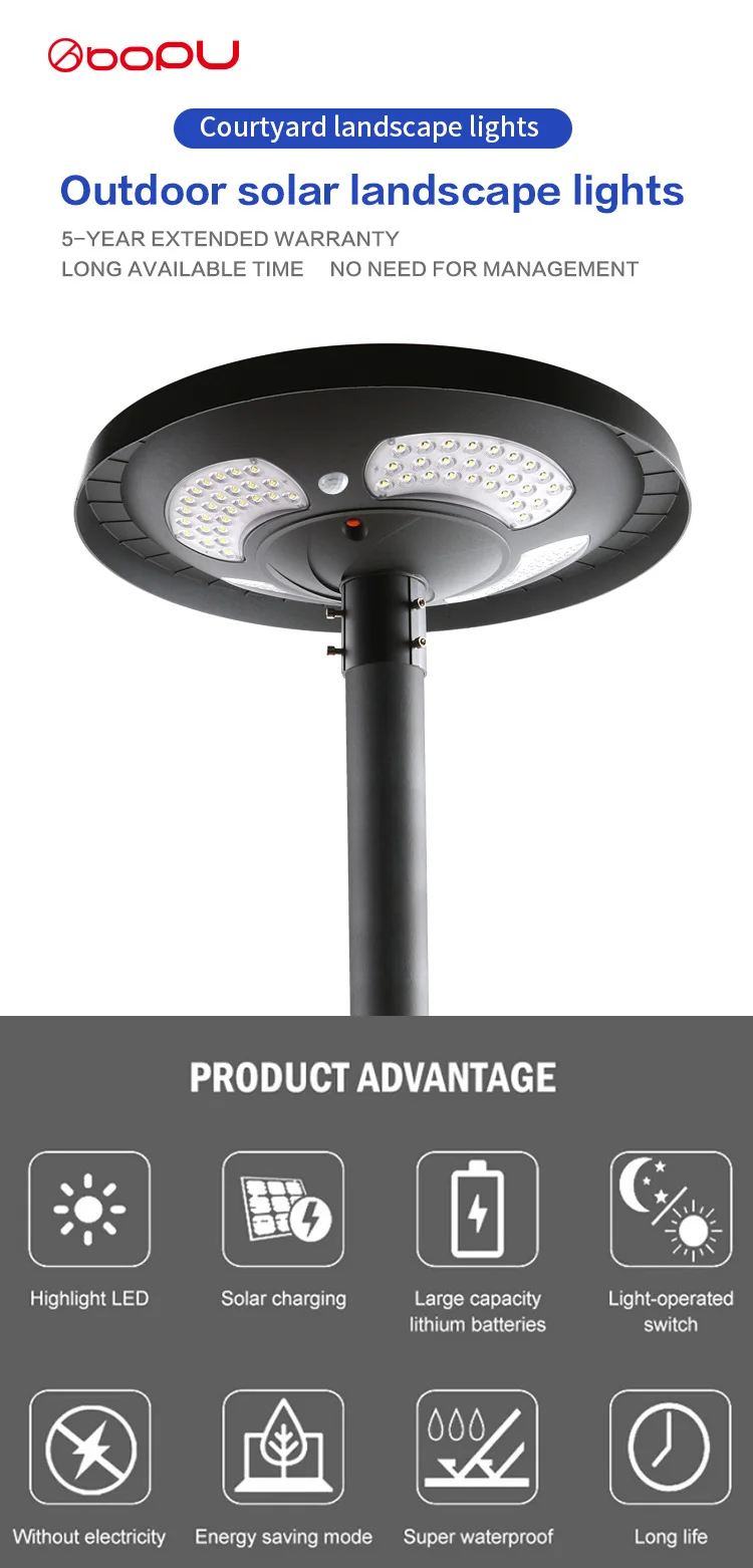 High Efficiency Waterproof UFO Solar Garden Lights Landscape Spotlights ...