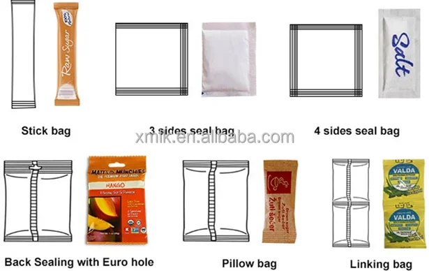 Automatic Jaggery Packet Salt Sugar Sachet Packing Machine