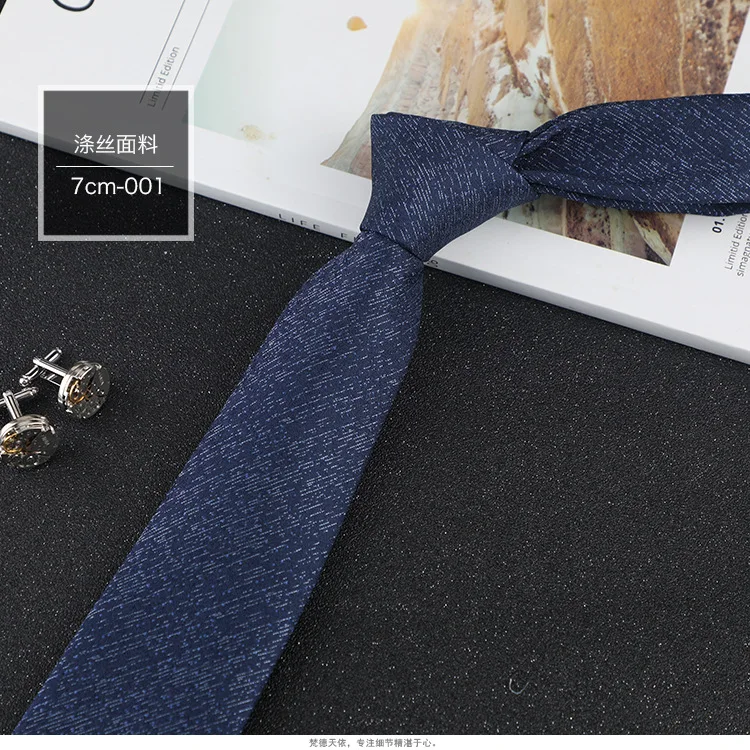 Men's Business Formal 7cm Hand Tie Suit Shirt Work Professional ...
