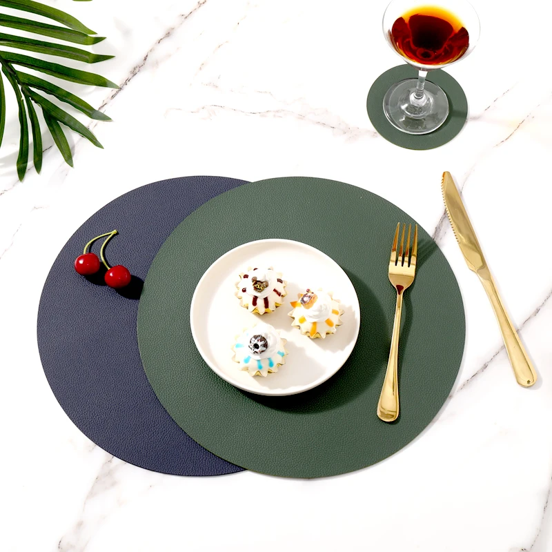 Christmas Logo Custom Classic Easy Clean Pu Leather Embossed Taupe 15 ...