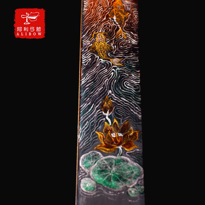 Alibow Traditional Recurve Bow - Custom Exquisite Painted Decoration ...