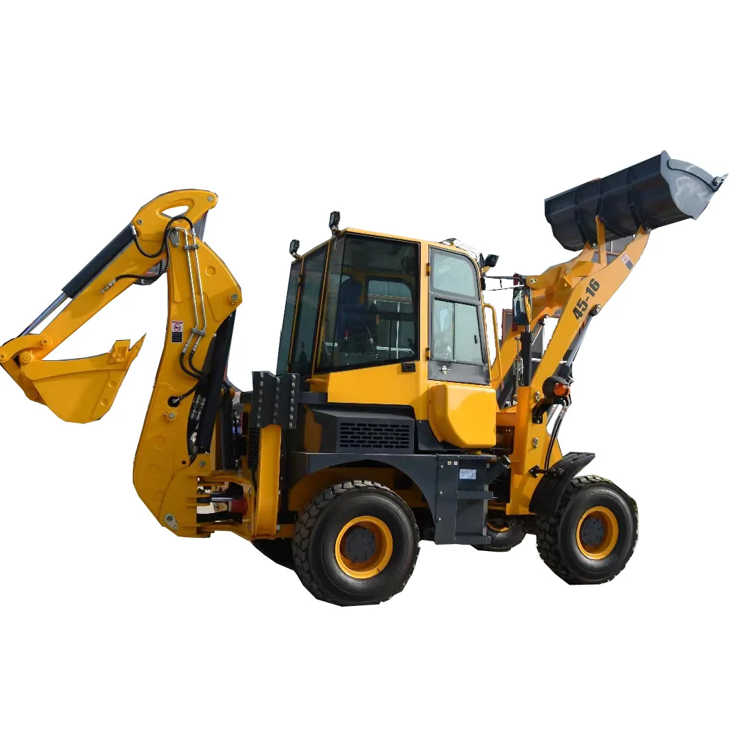 Factory Price 4wd Articulated Retroexcavadora Backhoe Loader - Buy ...