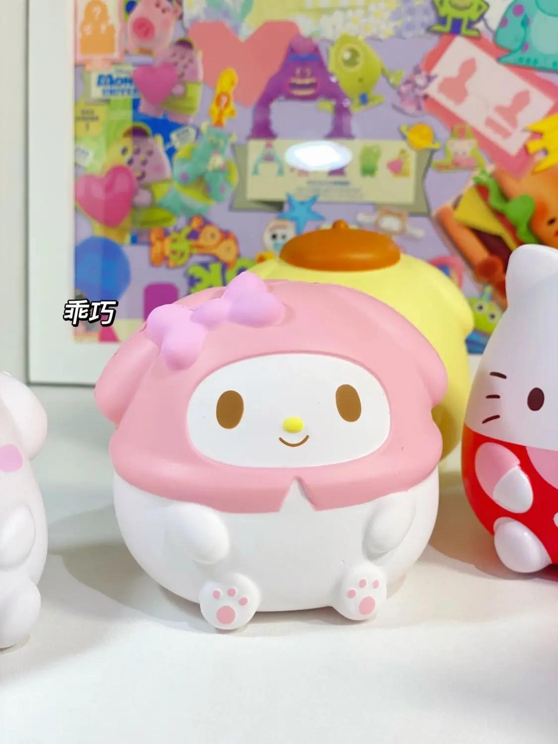 Stress Relief Cute Kawaii Sanrio Squishies De Kuromi Cartoon Ornaments ...