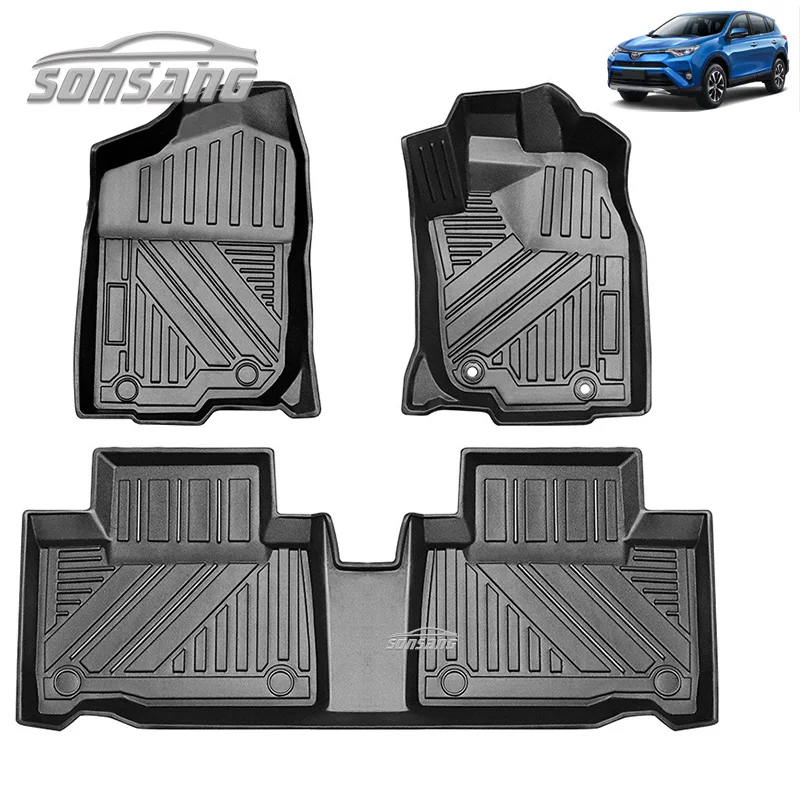 3D TPE Car Floor Mats - Durable, Waterproof & Easy-clean