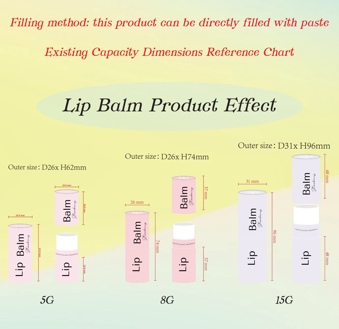 Wholesale Eco Friendly Twist Up Paper Tube Lip Balm Cardboard Round ...