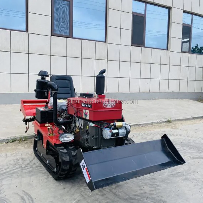 Multi-function 25hp Agricultural Crawler Mini Tractor With Rotary ...