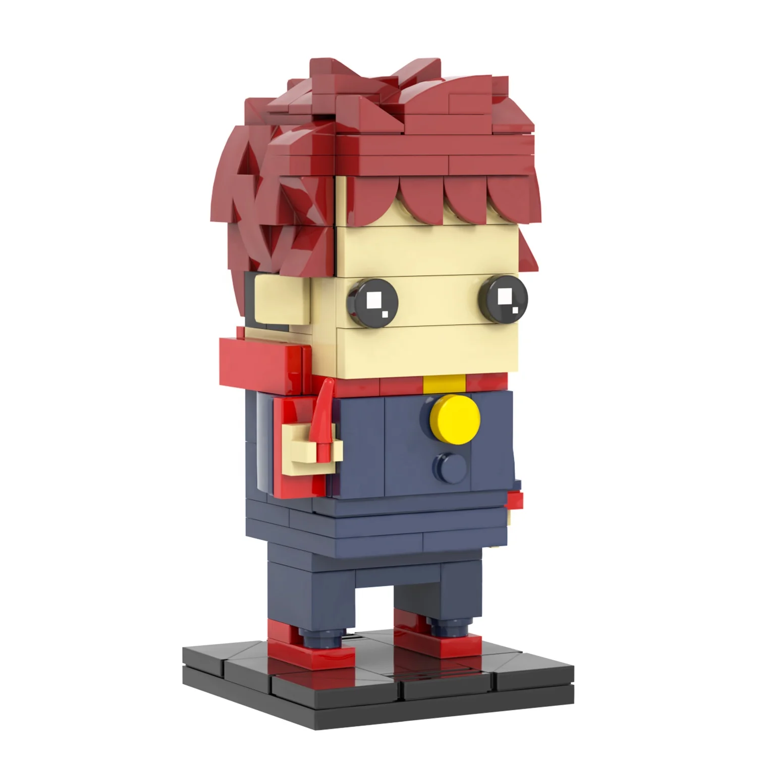 Brick Heads Jujutsu Kaisen Itadori Yuji Minifigs Building Bricks Kits ...