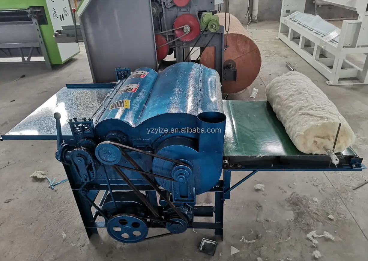 Textile Cotton Fiber Opening Machine Fiber Opener Fabric Cotton Waste ...