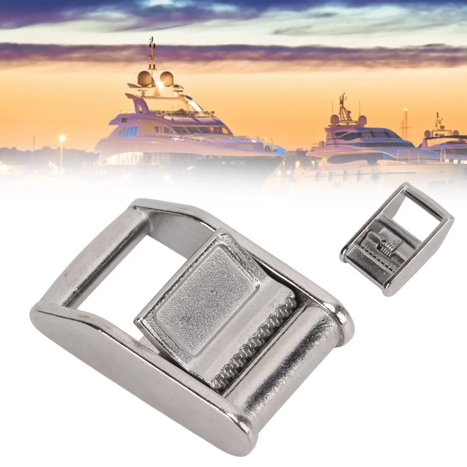 Bulk Shipping Stainless Steel Webbing Metal Cam Buckle Spring Buckle ...