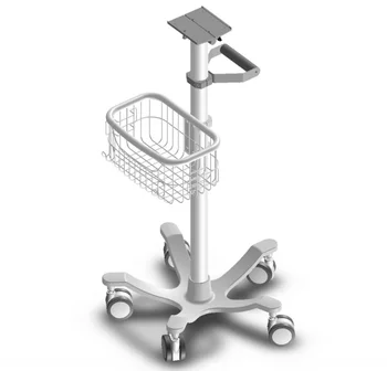 Vital Signs Patient Monitor Trolley Height Adjustable Monitor Stand Ecg ...