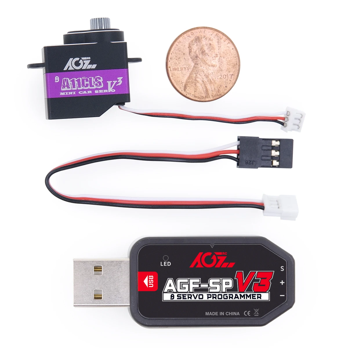 Agfrc Mini Servo Rc A11cls V3 Programmable 1.4kg Torque 0.050sec High ...