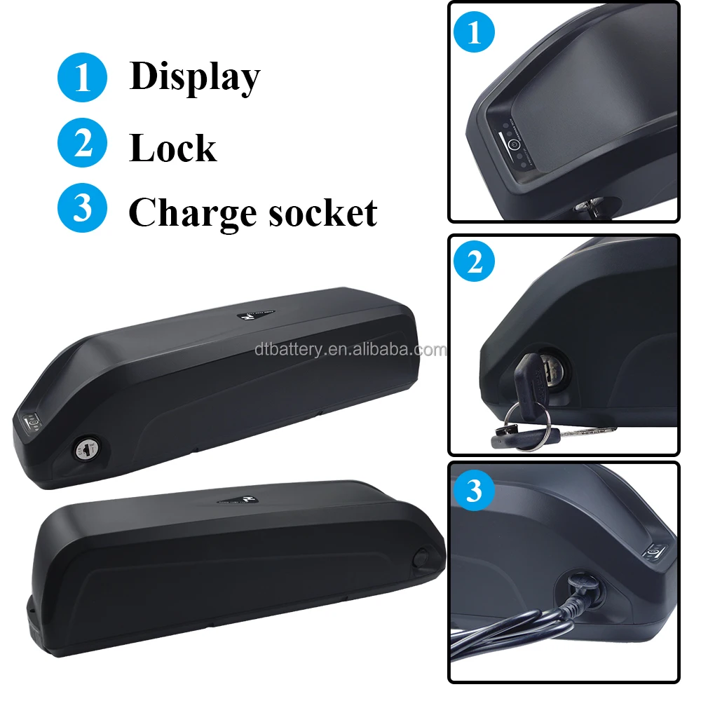 36V Lithium Ion E-Bike Battery for Populo Models, 7.5Ah-14Ah, OEM