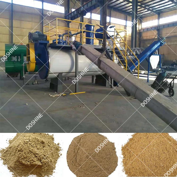 Fishmeal Rendering Plant Fish Waste Meal Powder Production Line Shrimp ...