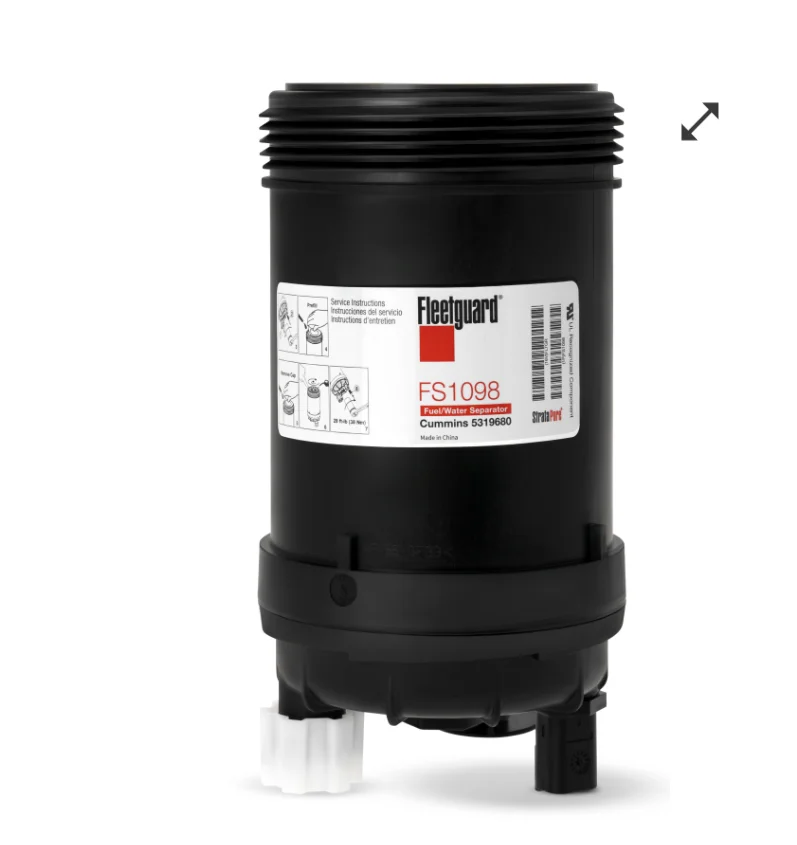 Fleetguard diesel fuel water separator filter FS1098/5319680 FS20038 ...