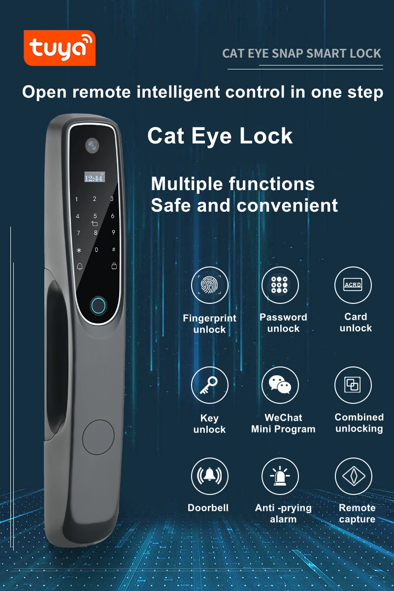 Elock ES263C - Intelligent App CE ROHS Interior Door Lock