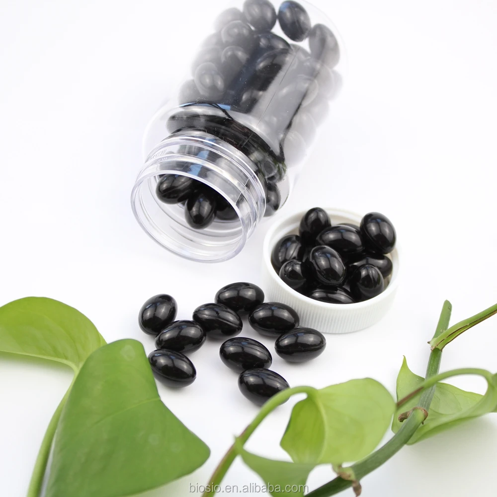 100% Natural Organic Black Cumin Seed Extract Oil Soft Capsule Black ...