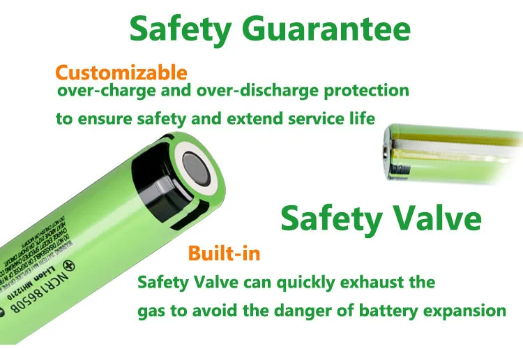 High Capacity Lithium Ion Brand Battery Cell Ncr 18650b 3400mah 3.7v ...