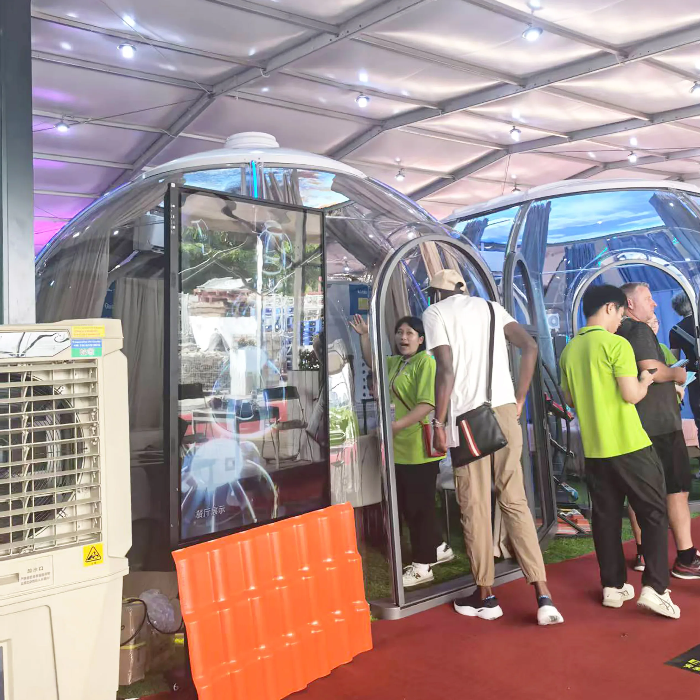 Transparent PC Modern Glamping Geodesic Dome House Shelter with Easy ...
