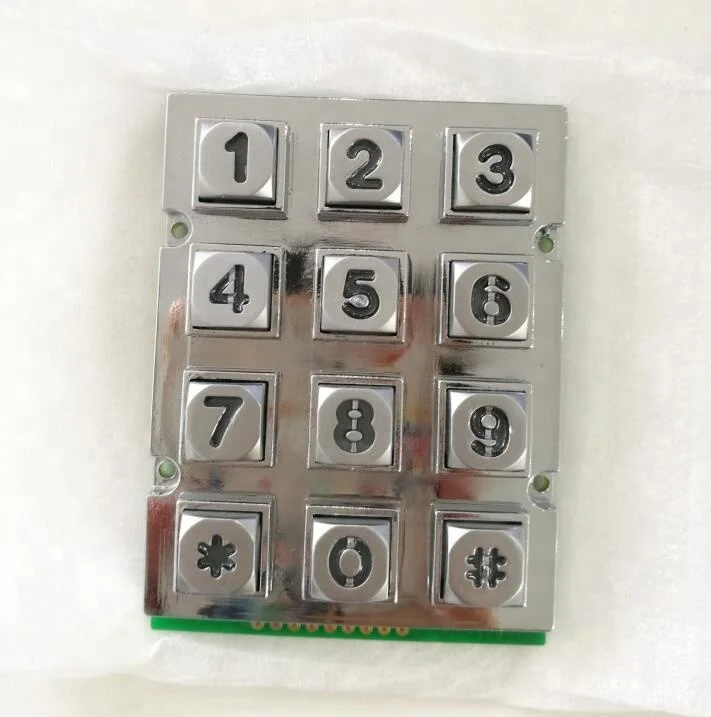 4x3 Keypad Matrix Led Backlit Weatherproof For Access Control System 5451
